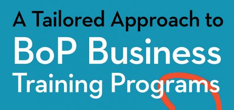 A Tailored Approach to BoP Business Training Programs | MIT D-Lab