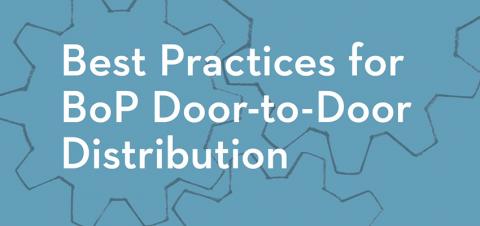 Best Practices for BoP Door-to-Door Distribution | MIT D-Lab