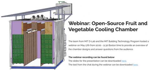 Webinar Open Source Fruit And Vegetable Cooling Chamber Mit D Lab